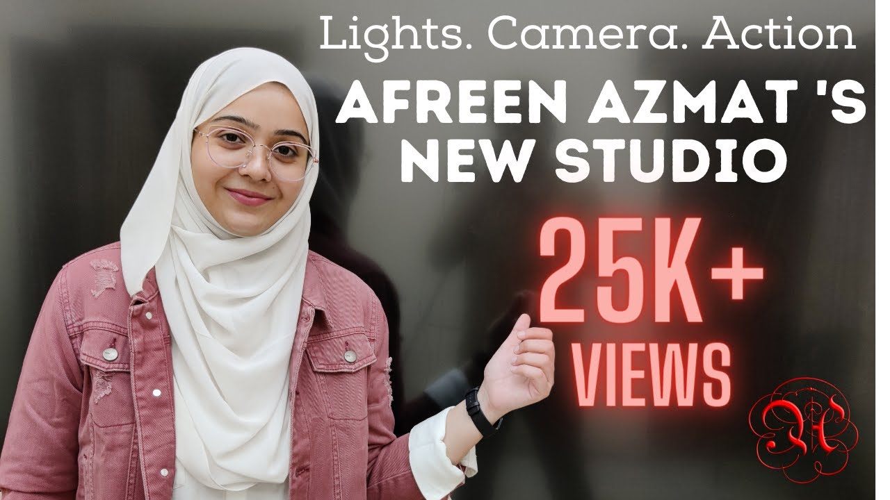 Afreen Azmat New Studio Sneak Peek - YouTube