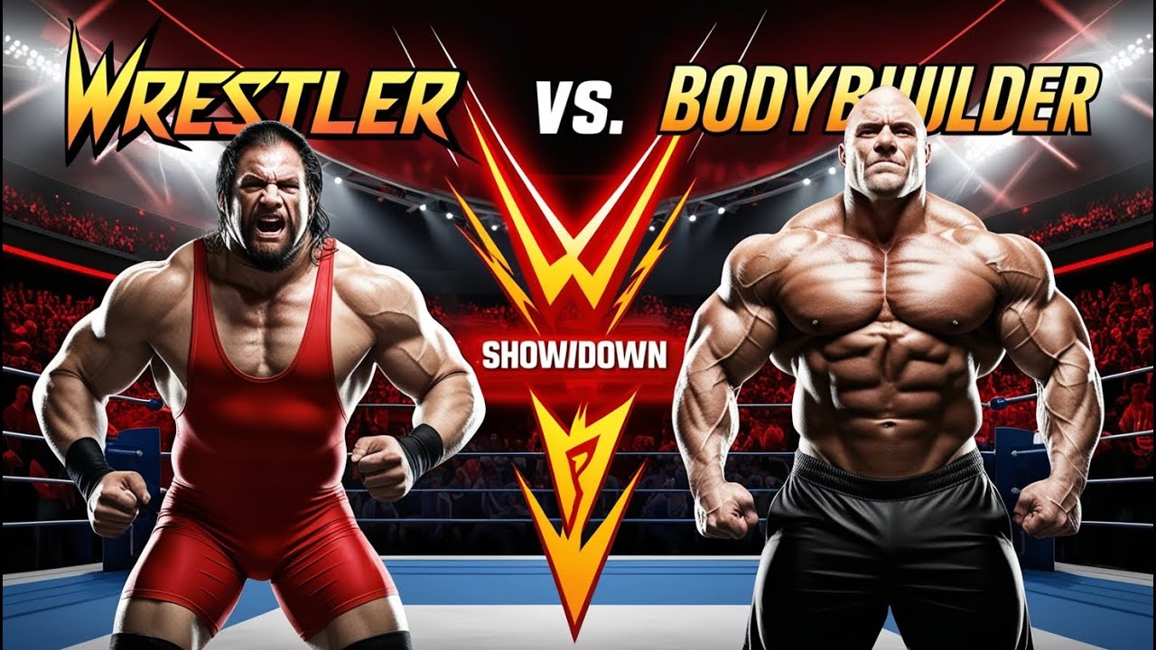 Wrestler vs Bodybuilder | Strength and Heart in the Ring | Wrestling VS ...