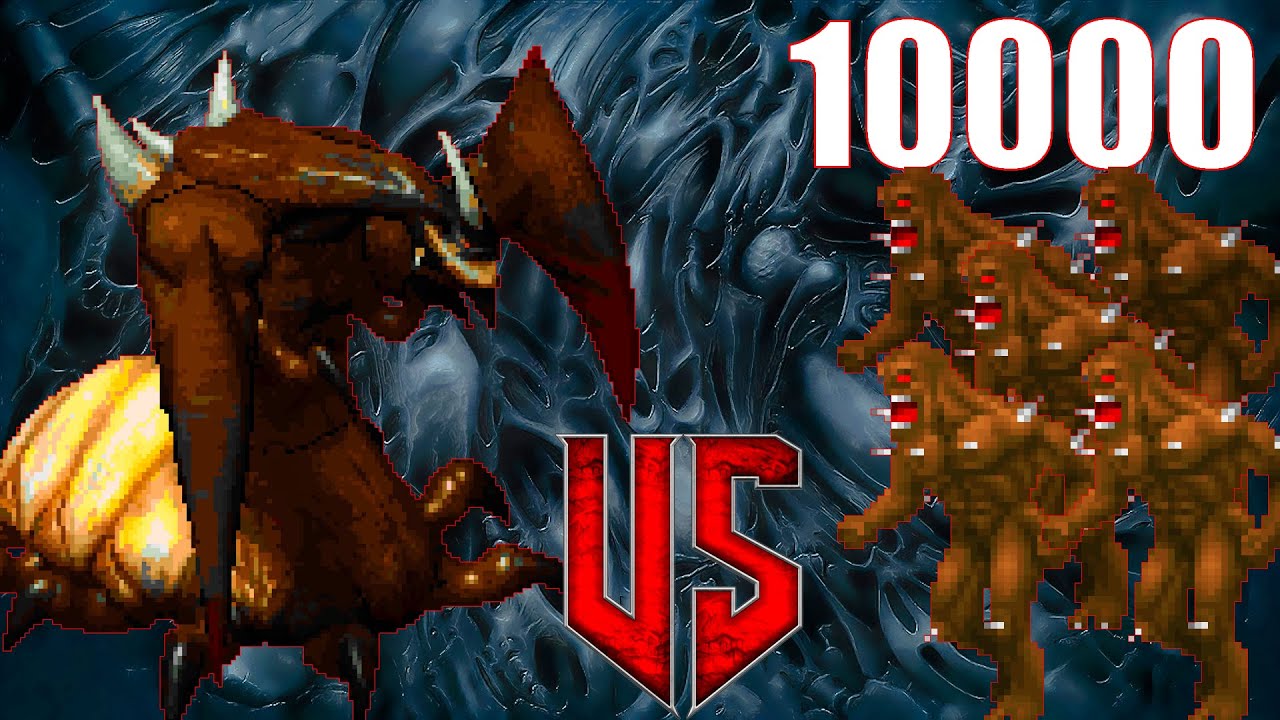 Duriel vs 10000 imps - DOOM vs DIABLO : Monster Infighting - RETRO ...