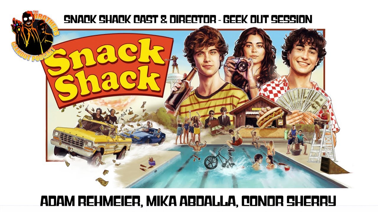 Snack Shack Cast & Director - Adam Rehmeier, Mika Abdalla, Conor Sherry ...