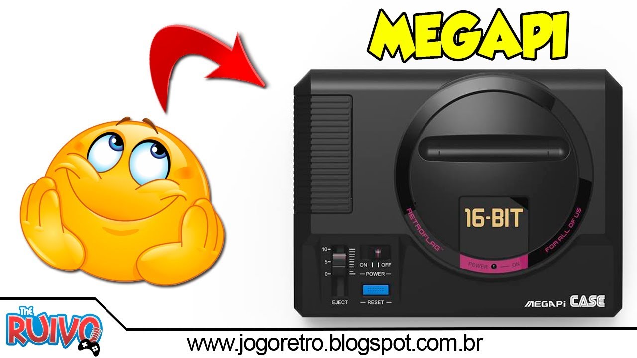 MegaPi para Raspberry Pi - O novo Case estilo Mega Drive da RetroFlag ...