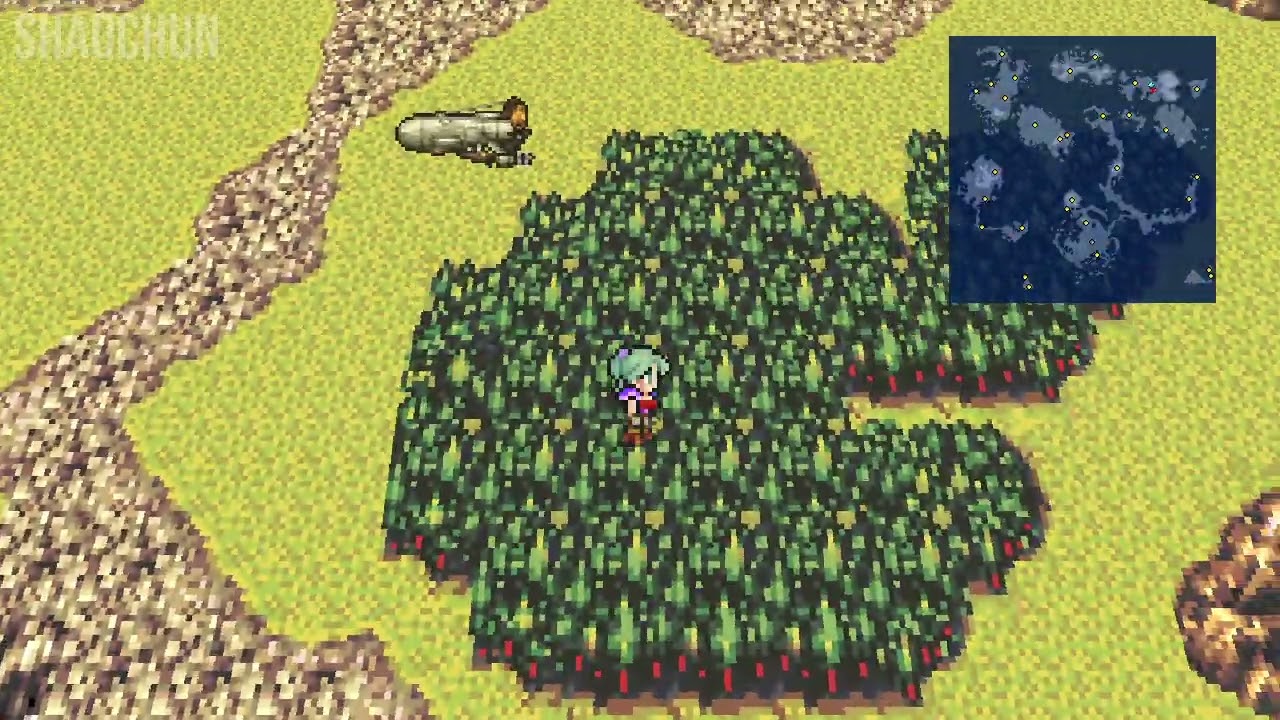 FINAL FANTASY VI PIXEL REMASTER (FF6 WOR) BIG FARMING EXP GRINDING ...