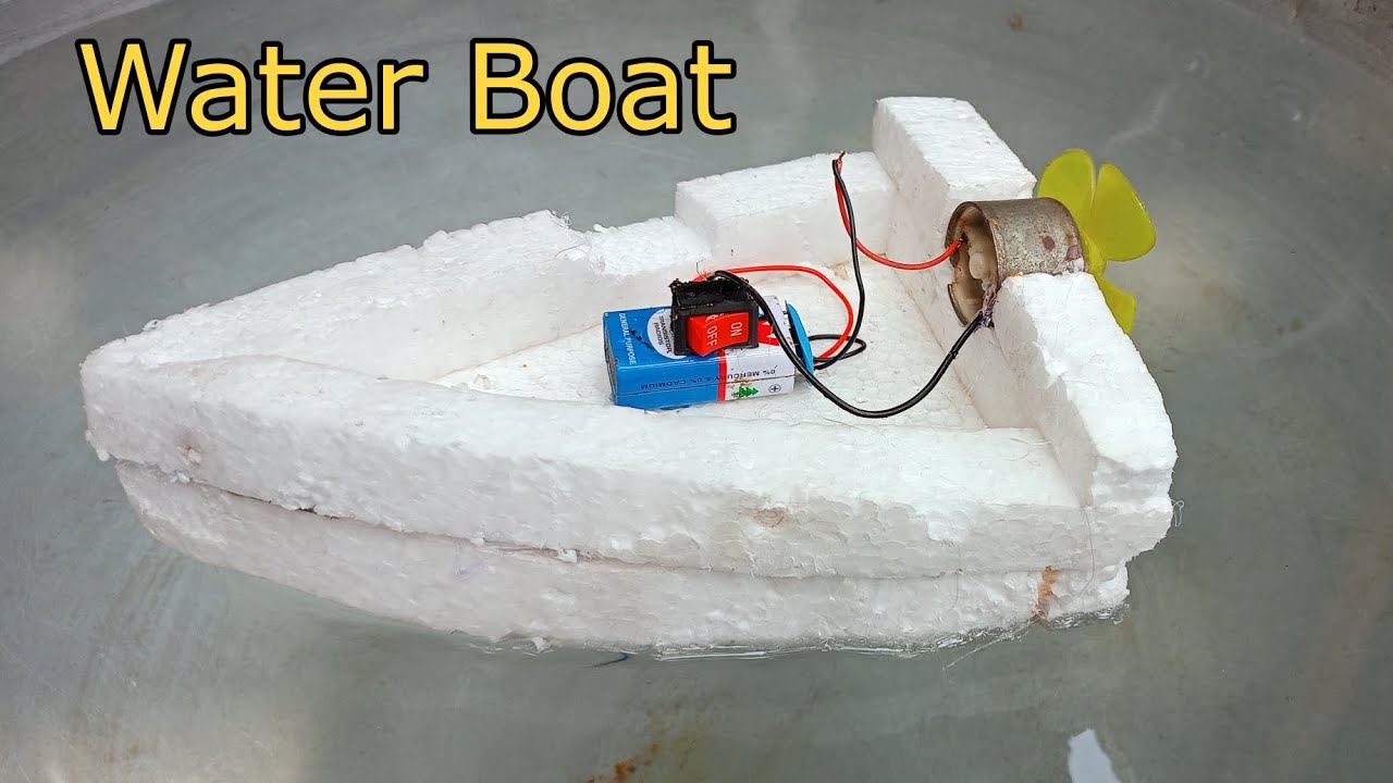 How to make Mini water Boat|| how to make water boat|| how to make ...