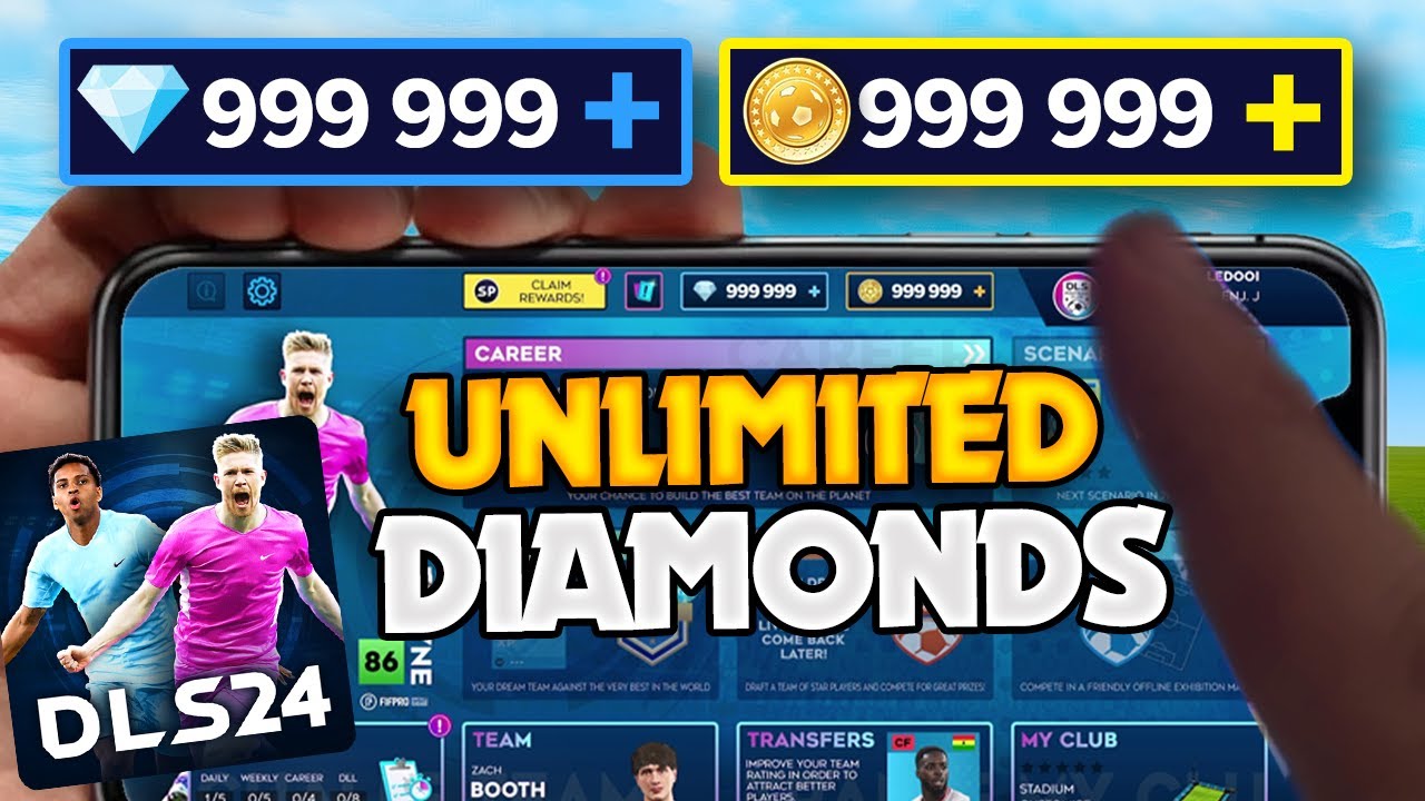 DLS 25 Hack/MOD - How I Got Unlimited Coins & Diamonds in Dream League ...