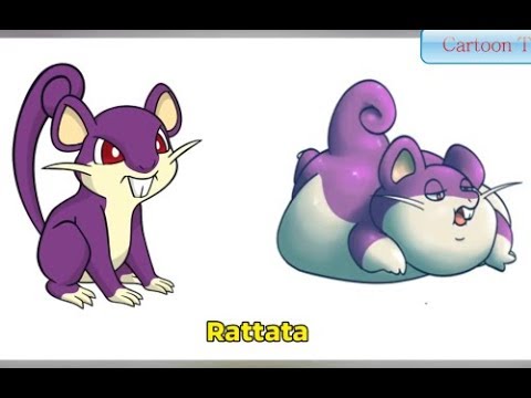 Pokemon Characters Fat Version 3 - YouTube