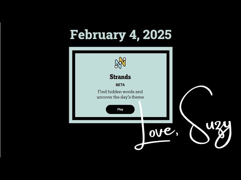 Strands Theme of the Day for February 4, 2025: Elf-centered - YouTube