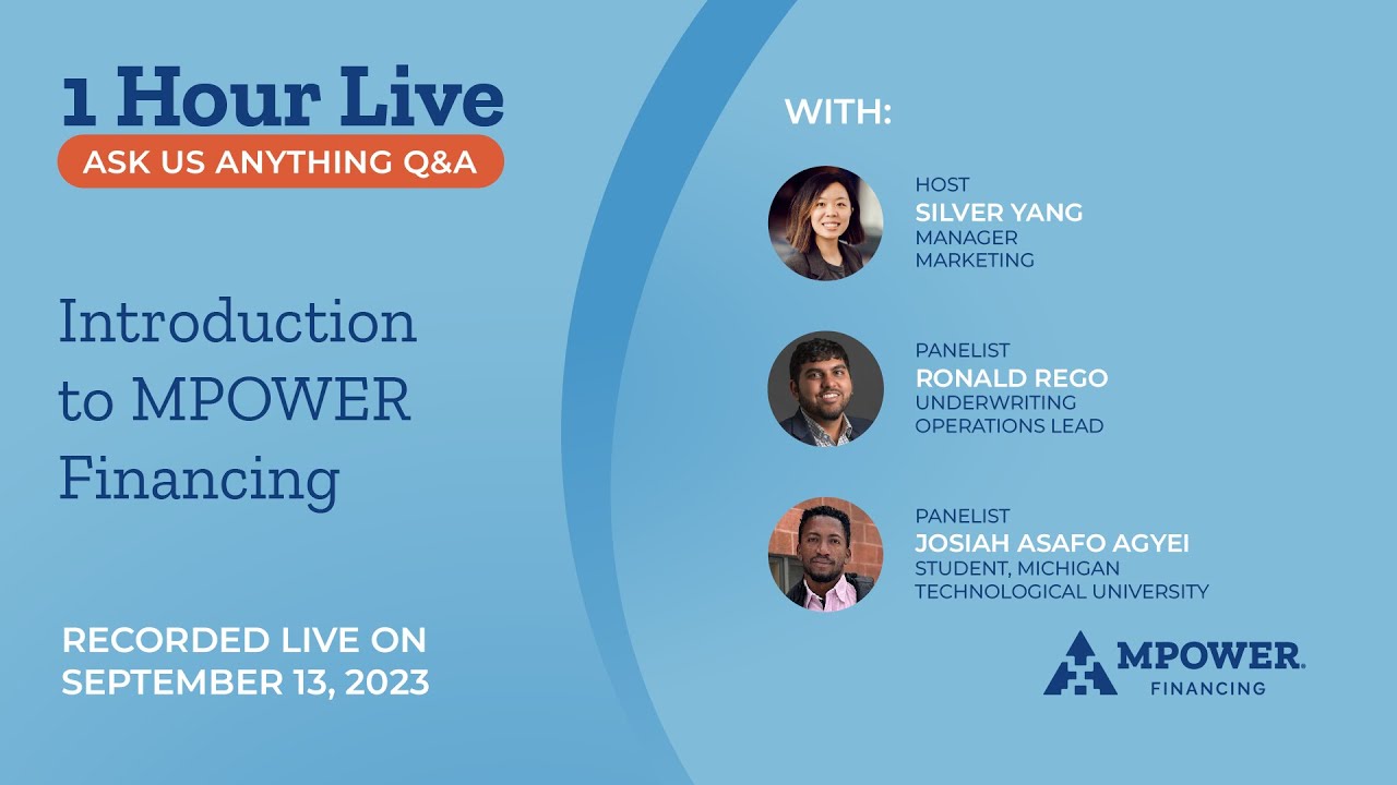 LIVE Session: Introduction to MPOWER Financing | 13 September 2023 ...