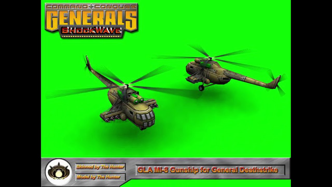 Command & Conquer: Shockwave - GLA MI8-Hip Gunship - YouTube