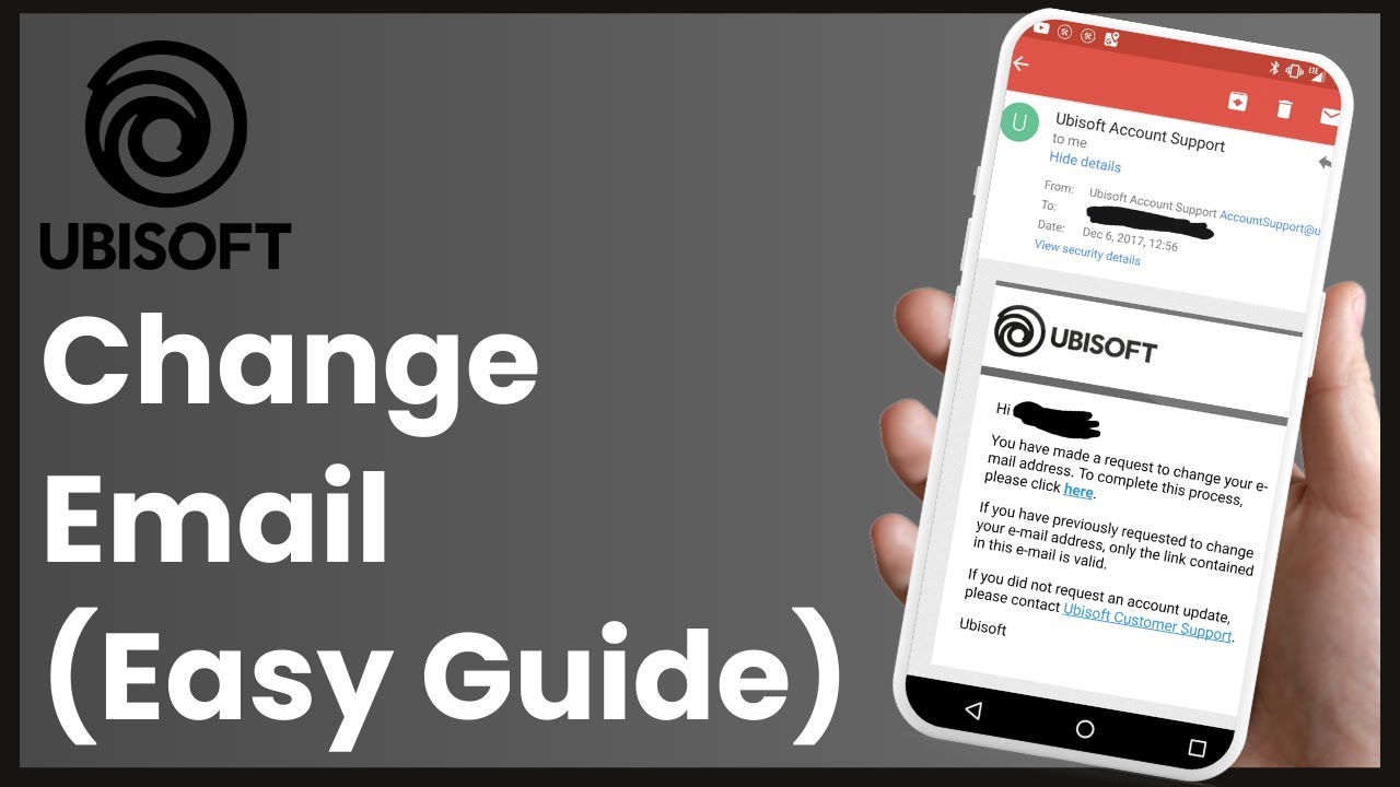 How to Change Email of your Ubisoft Account ! - YouTube