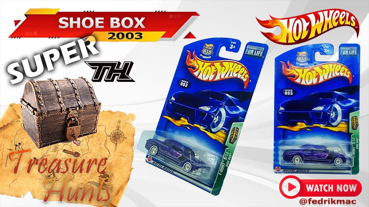 Die-cast Hot Wheels SHOE BOX SUPER TREASURE HUNT 35TH HIGHWAY ...