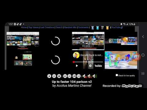 up to faster 104 parison v2 - YouTube