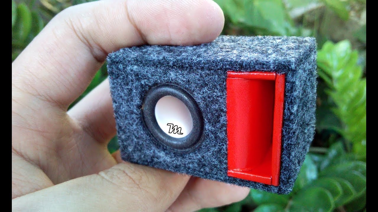 Miniature Subwoofer with Best Amplifier Inside That Work! - YouTube