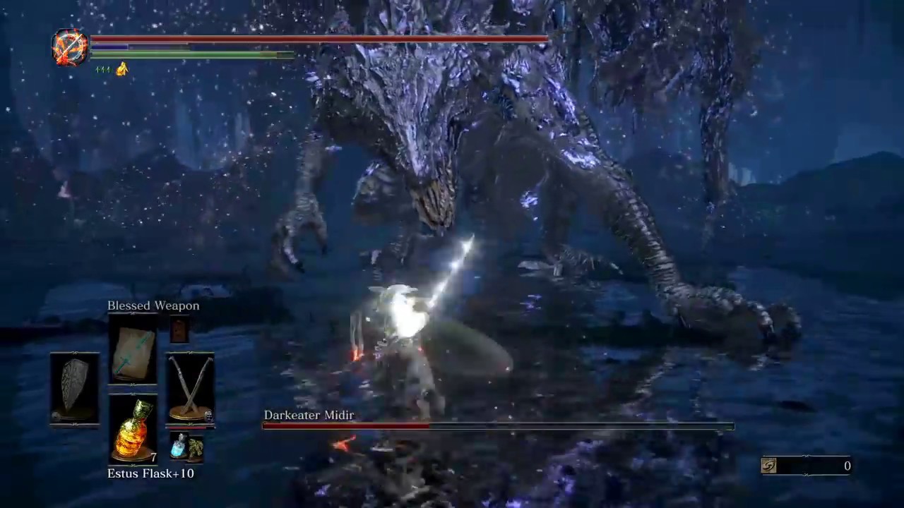 Dark Souls 3 Midir Boss Fight - YouTube