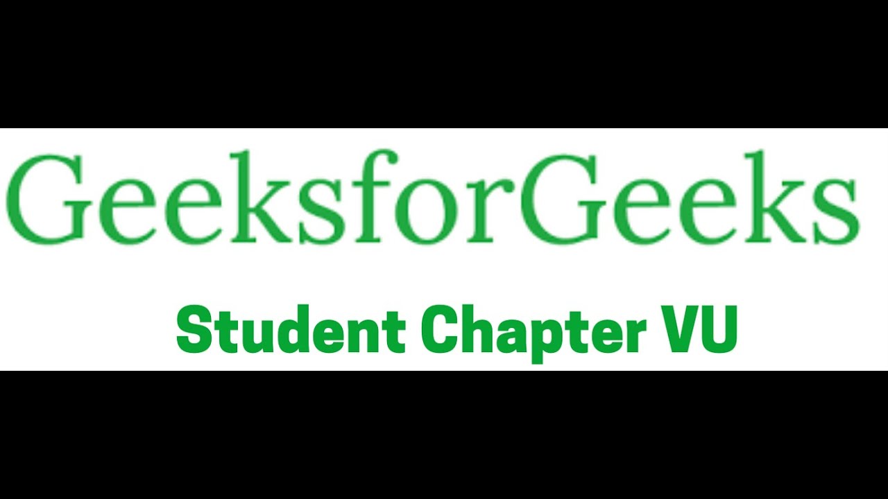 Geekode||Solutions||GeeksforGeeks Student Chapter Vignan University ...
