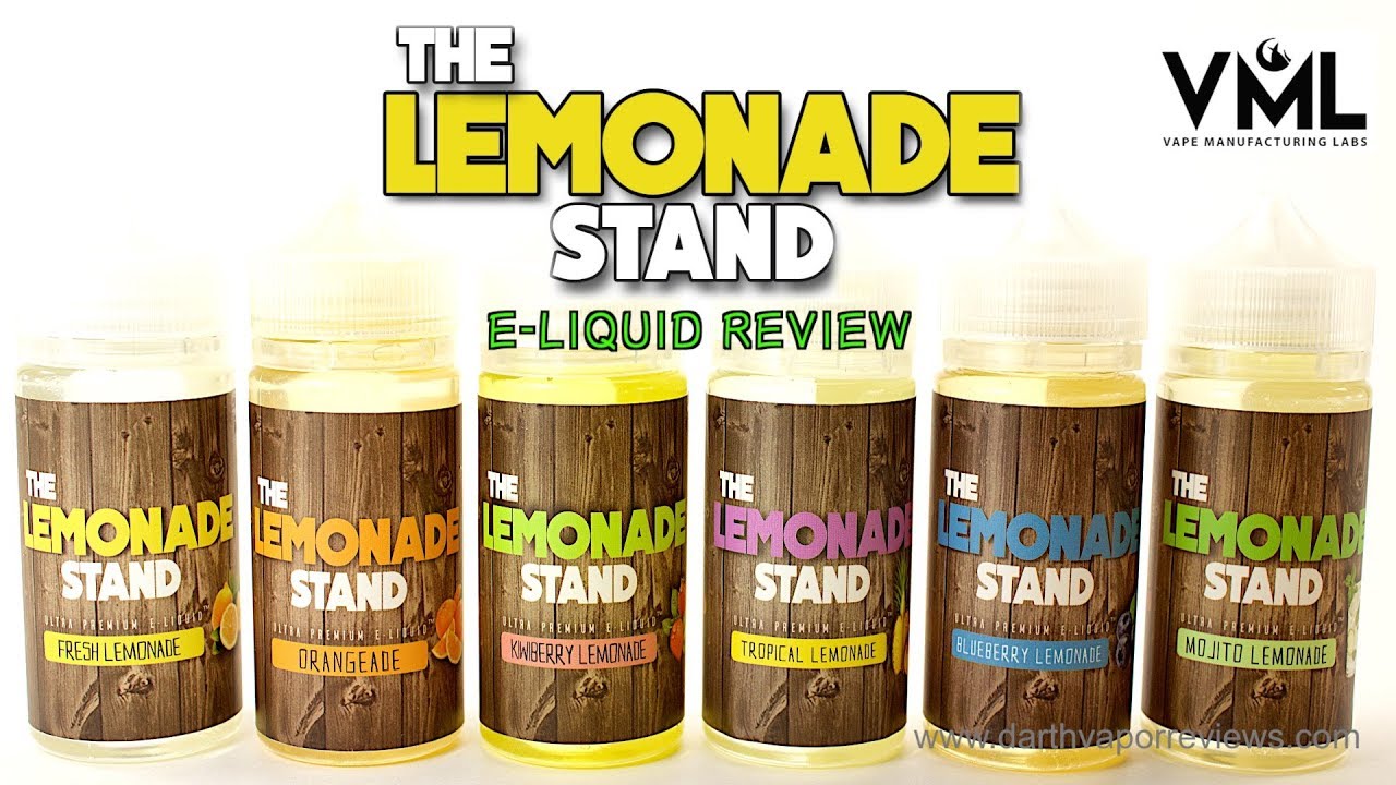 The Lemonade Stand E-Liquid Line Review - YouTube