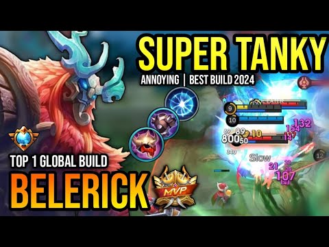 BELERICK BEST BUILD 2024 | BUILD TOP 1 GLOBAL BELERICK GAMEPLAY ...