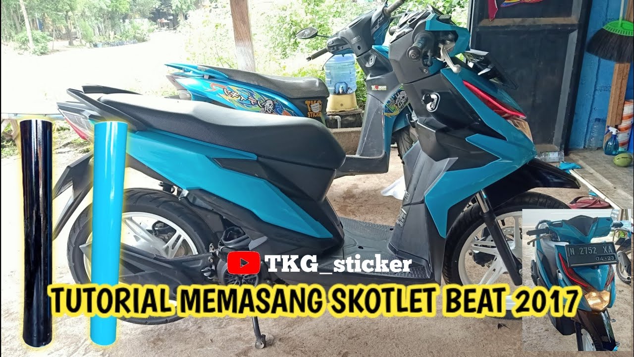 TUTORIAL MEMASANG SKOTLET BEAT 2017 DENGAN BENAR DAN AWET @TKG_STICKER ...