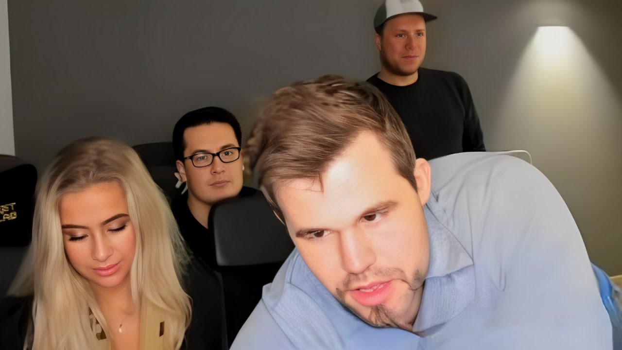 VERY DRUNK Magnus Carlsen wins a HOPELESS position in seconds - YouTube