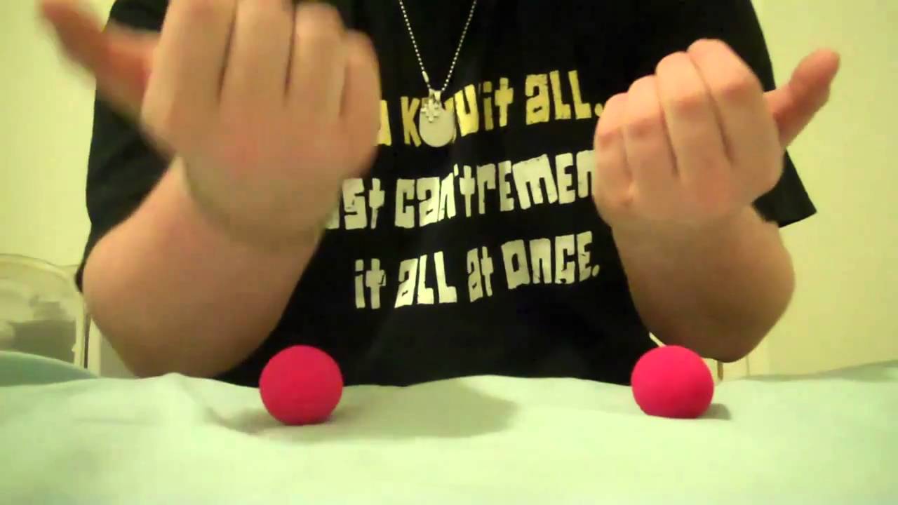 Sponge Ball Magic Routine - YouTube