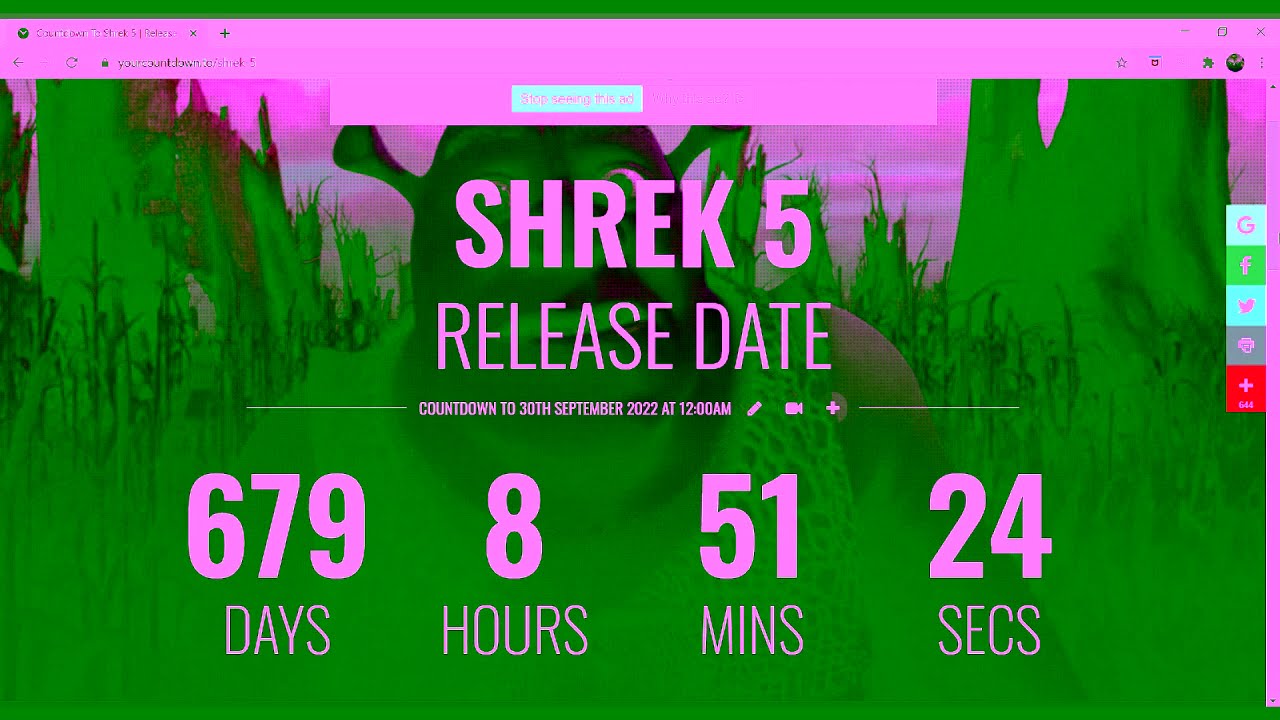 SHREK 5 COUNTDOWN!!!! - YouTube