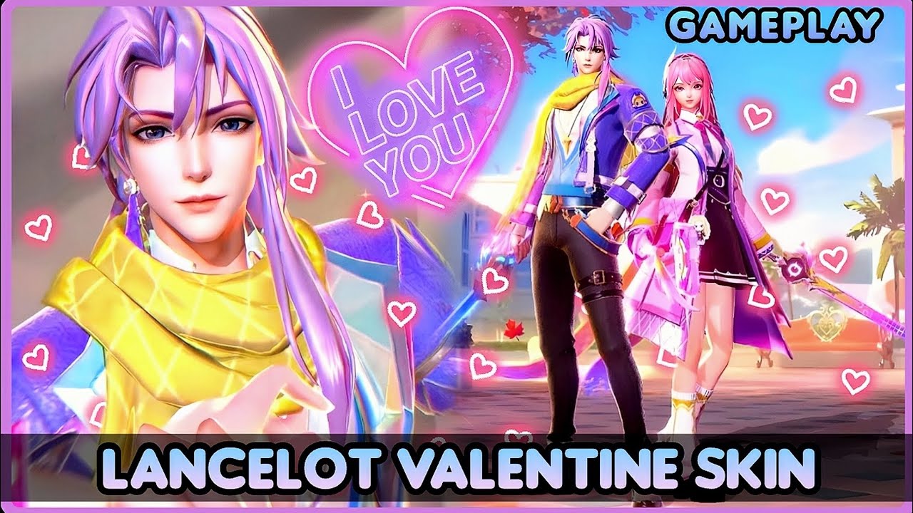 LANCELOT VALENTINE COLLECTOR SKIN GAMEPLAY 💖 ~ MLBB - YouTube