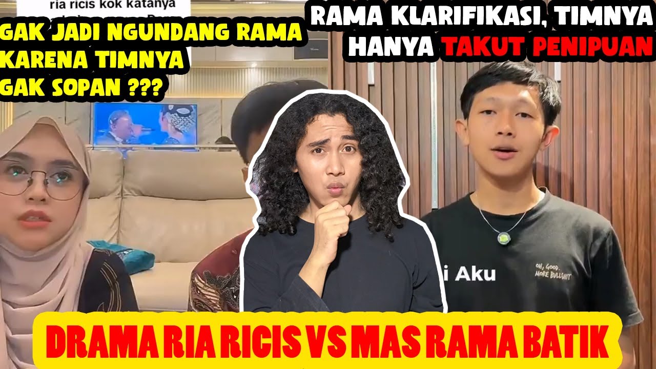 Kronologi Drama Panas Ria Ricis dan Mas Rama Batik Yang Lagi Viral di ...