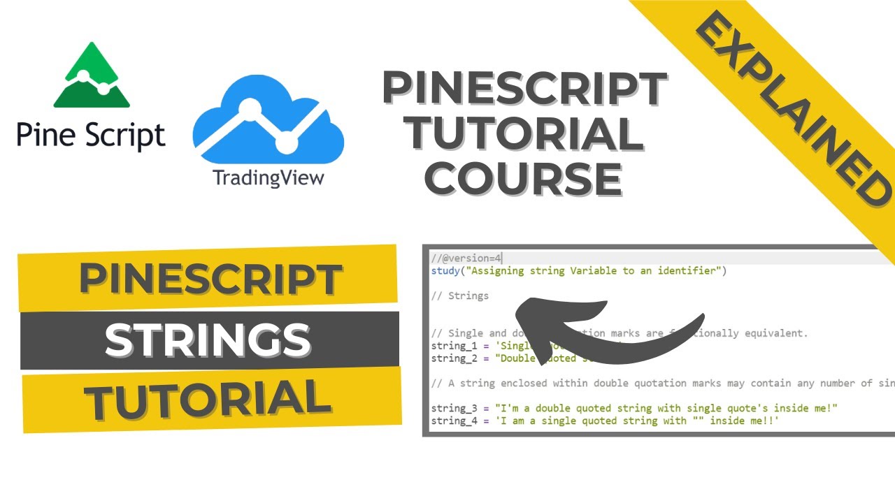Pinescript Strings Pine Script Course Lesson 6 Youtube 9028