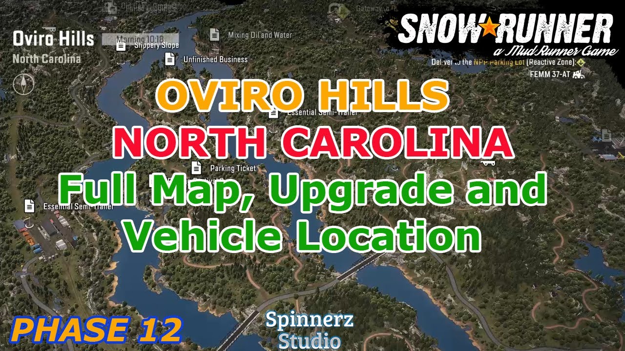 SnowRunner - Oviro Hills, North Carolina Full Map, Upgrade and Vehicle ...