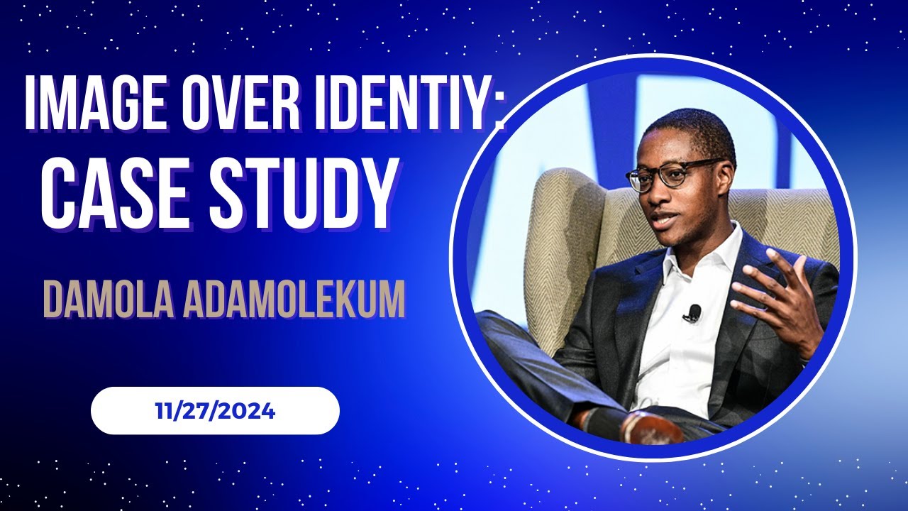 Image over Identity: Case Study Damola Adamolekun - YouTube