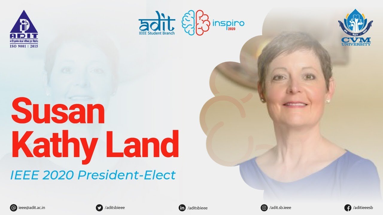 Susan Kathy Land | My Personal Journey with IEEE |Inspiro 2020 - YouTube