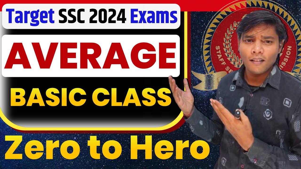 Average Basic Class | 01 | Concept of Average | Average | औसत का बेसिक क्लास - YouTube