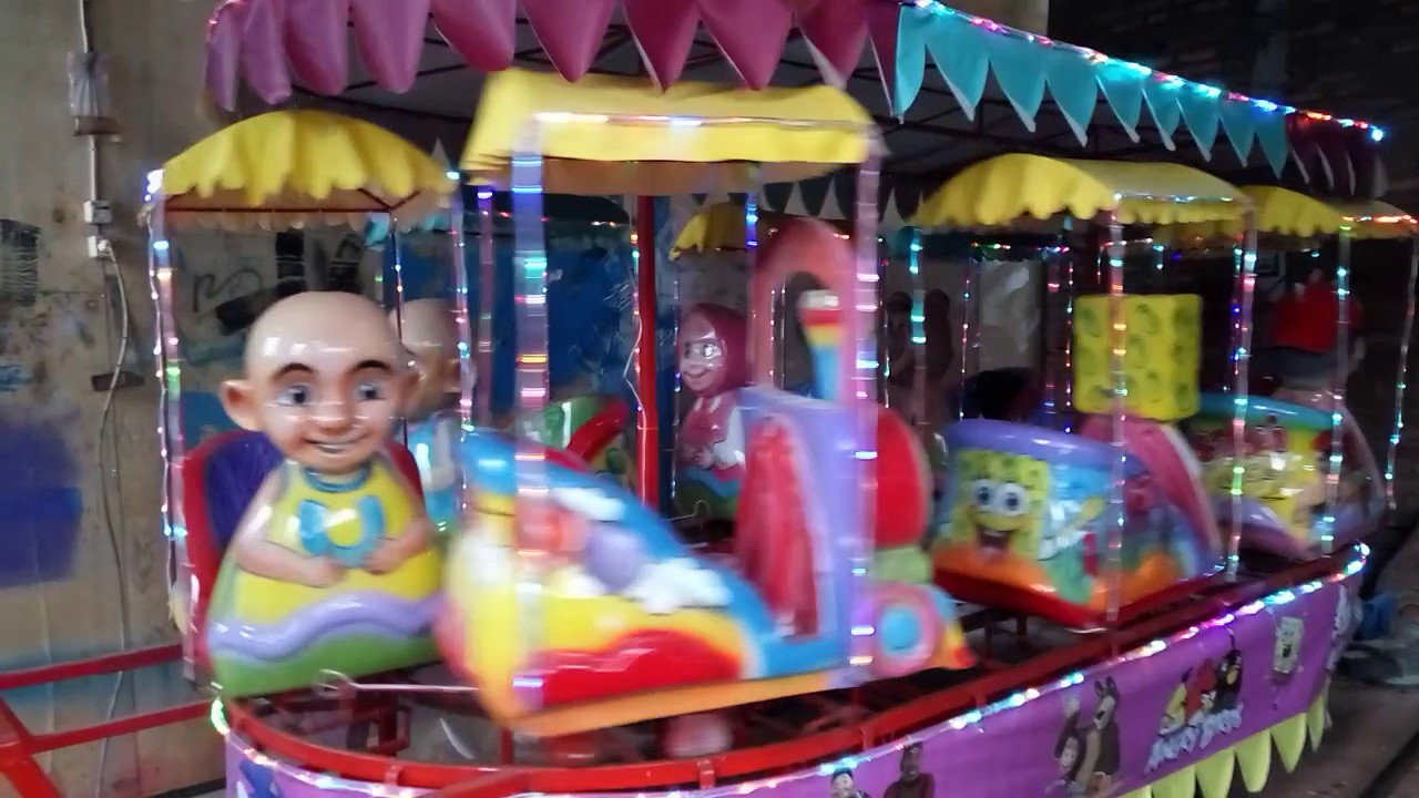 Kereta gerobak karakter full fiberglass - keretamini.id - YouTube