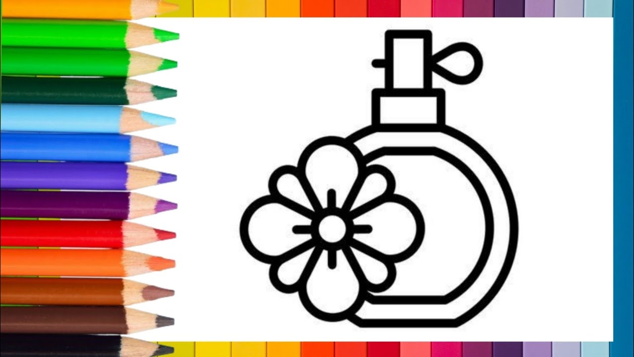 Perfume Drawing, Painting & Coloring For Kids and Toddlers_ Child Art ...