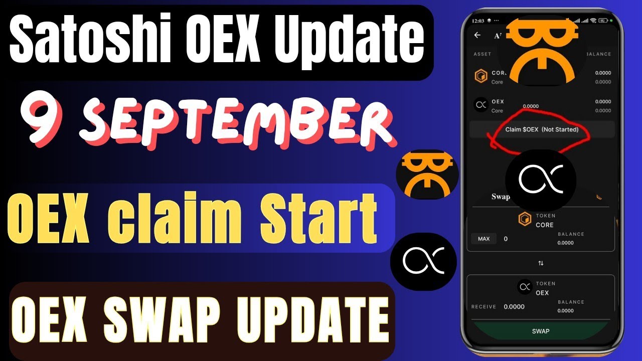 Satoshi OEX New Big Update | 9 September Claim Update | Satoshi New ...