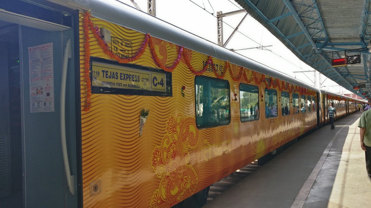 Mumbai to Goa by Tejas Express | First Ever Tejas Express Journey on ...
