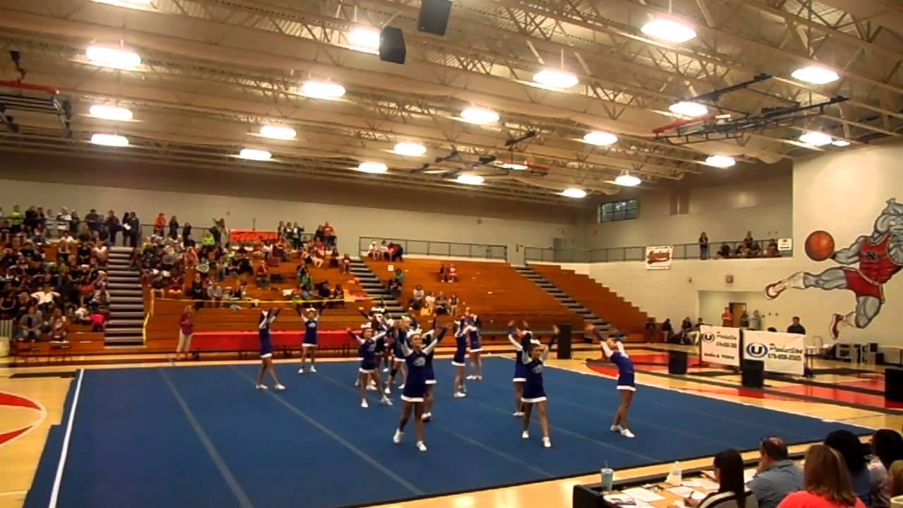 2013 N Gwinnett Bulldog Cheer Competition - Peachtree Ridge JV - YouTube