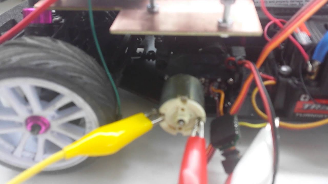 DIY BIG rc car servo motor and power controller - YouTube