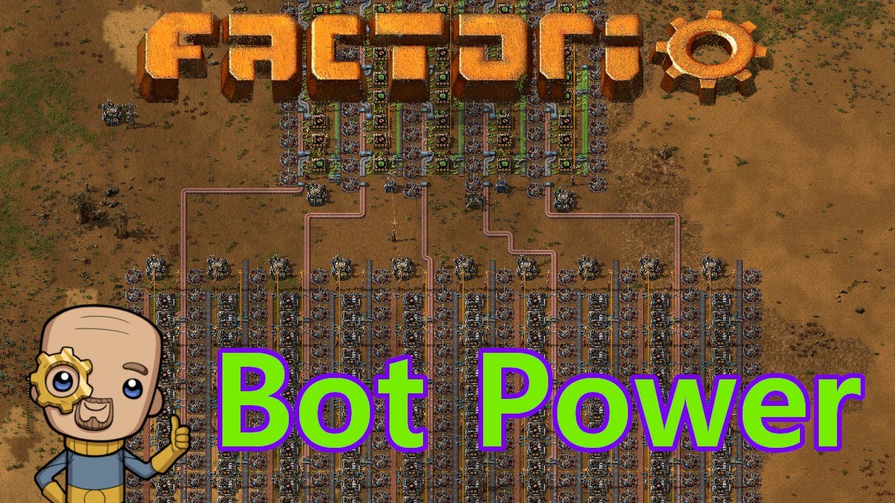 Factorio Railworld : Bots, Logistics and More Copper - YouTube