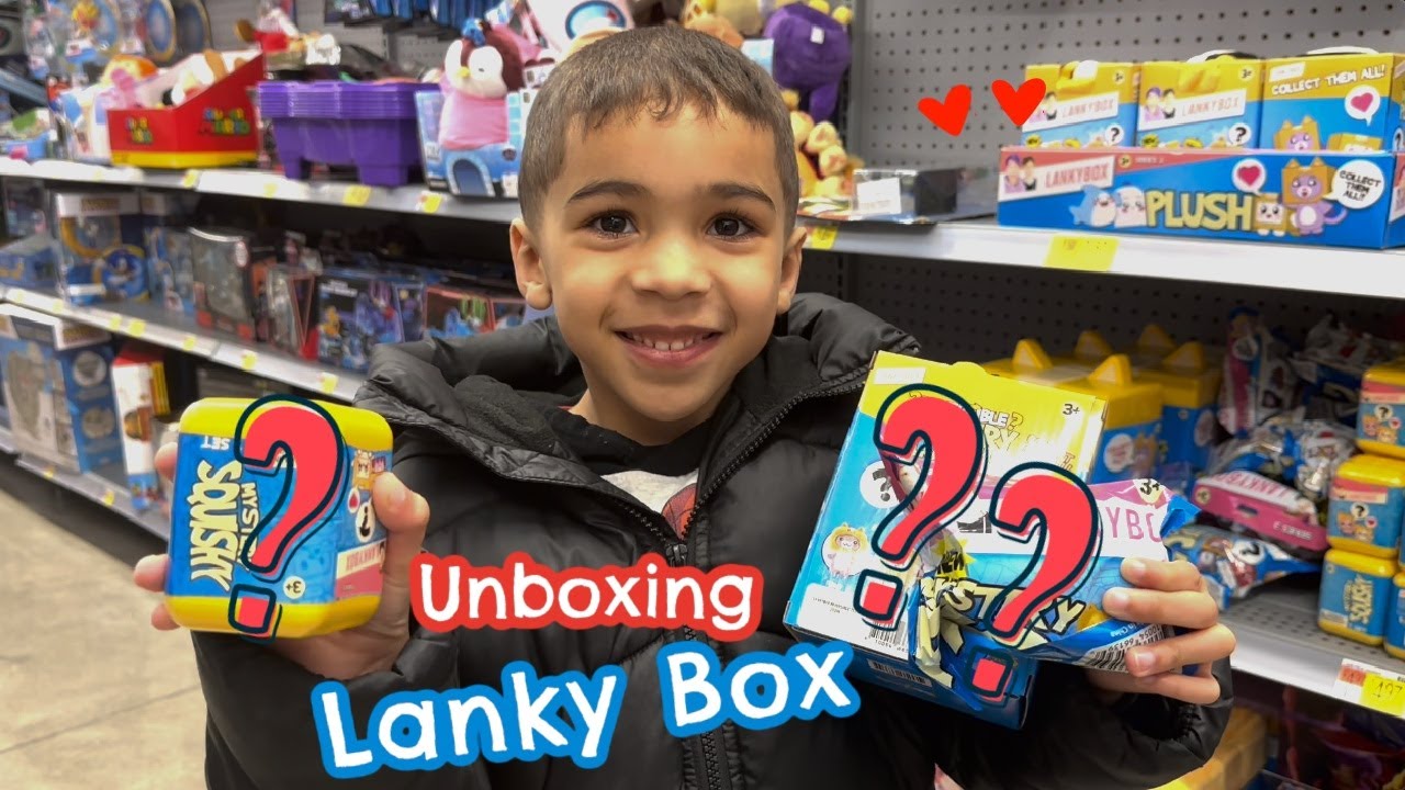 Lanky Box Mystery Toy Review (Unboxing) Joshi's First Playtime Vlog ...