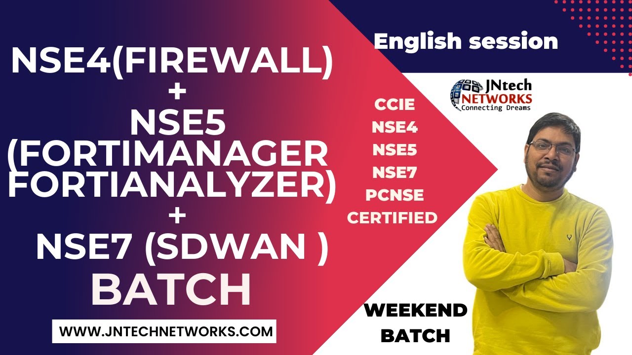 FORTINET FIREWALL NSE4 TRAINING - YouTube