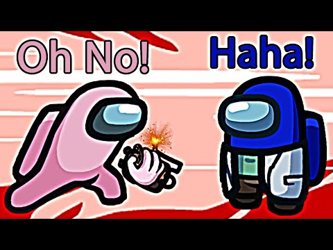 Among Us - The bomb exploded in the Impostor's hand! - YouTube