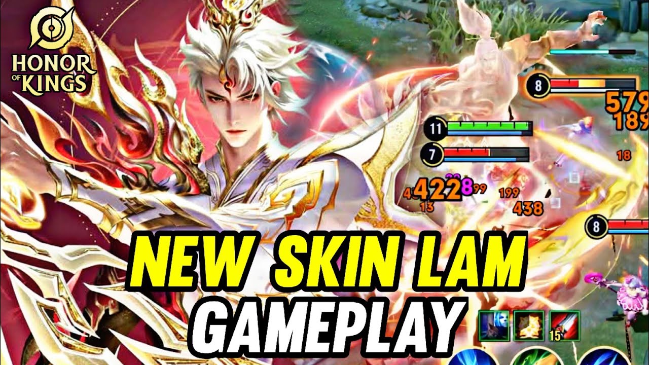 HOK : NEW SKIN LAM WISH OF ORDER GAMEPLAY - HONOR OF KINGS - YouTube