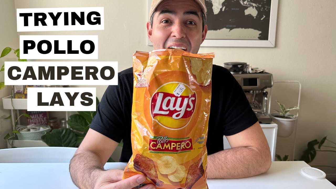 WE TRIED THE POLLO CAMPERO LAYS FROM EL SALVADOR FOR THE FIRST TIME ...