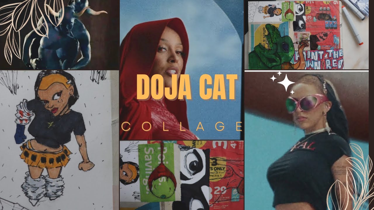 Doja Cat Paint The Town Red (ART COLLAGE) - YouTube