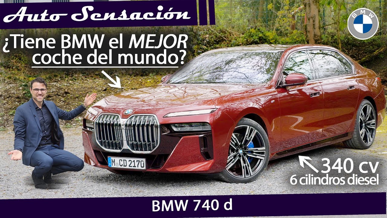 Prueba BMW 740 d 2023 ¿El mejor Sedán de Lujo del mundo es BMW y con motor Diesel? - YouTube