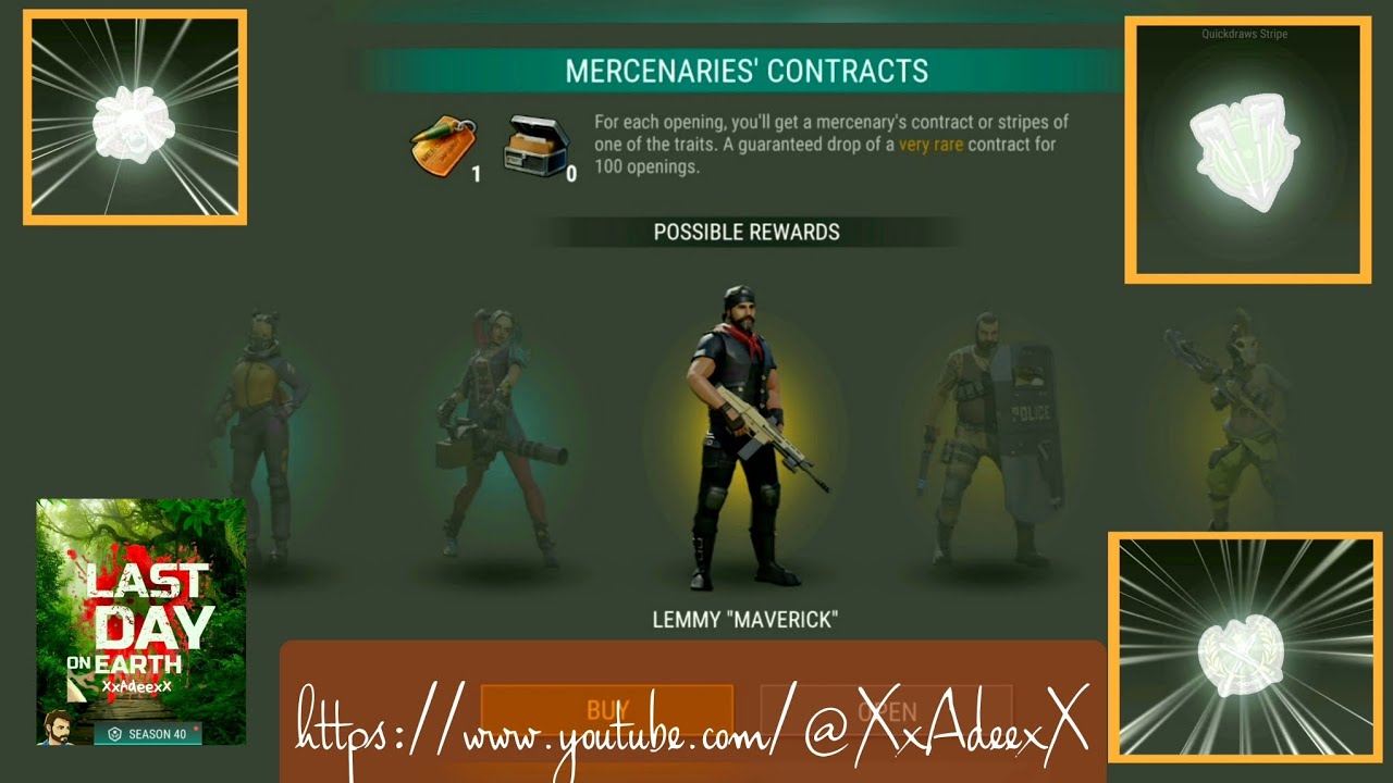 LDOE - Settlement/ Mercenaries Contracts/ Last Day On Earth Survival ...