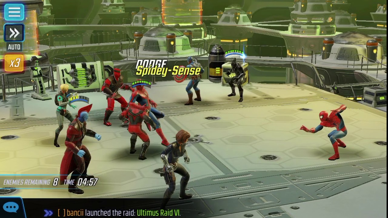 MSF: Ultimus raid lvl 65 - Spidey boss fight - YouTube