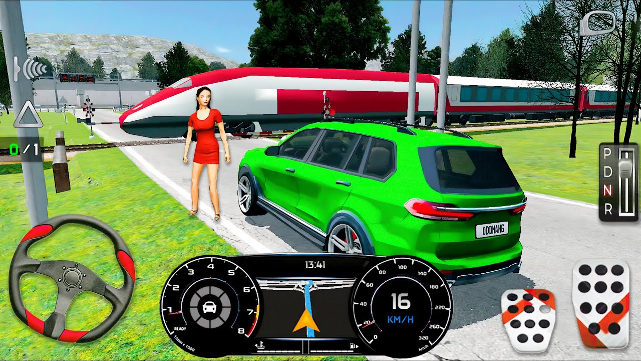 Real Driving Sim: Let's Drive Sports SUV and wait for the Train ...