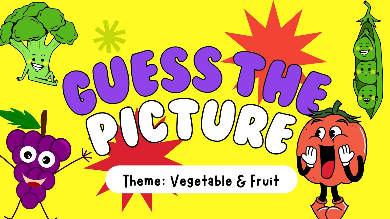 Guess the Fruits and Vegetables | Fun Quiz for Kids |#kidsvideo # ...