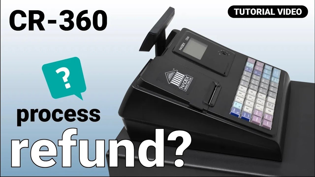 Nadex Coins CR360 Cash Register: How To Process a Refund / Tutorial - YouTube